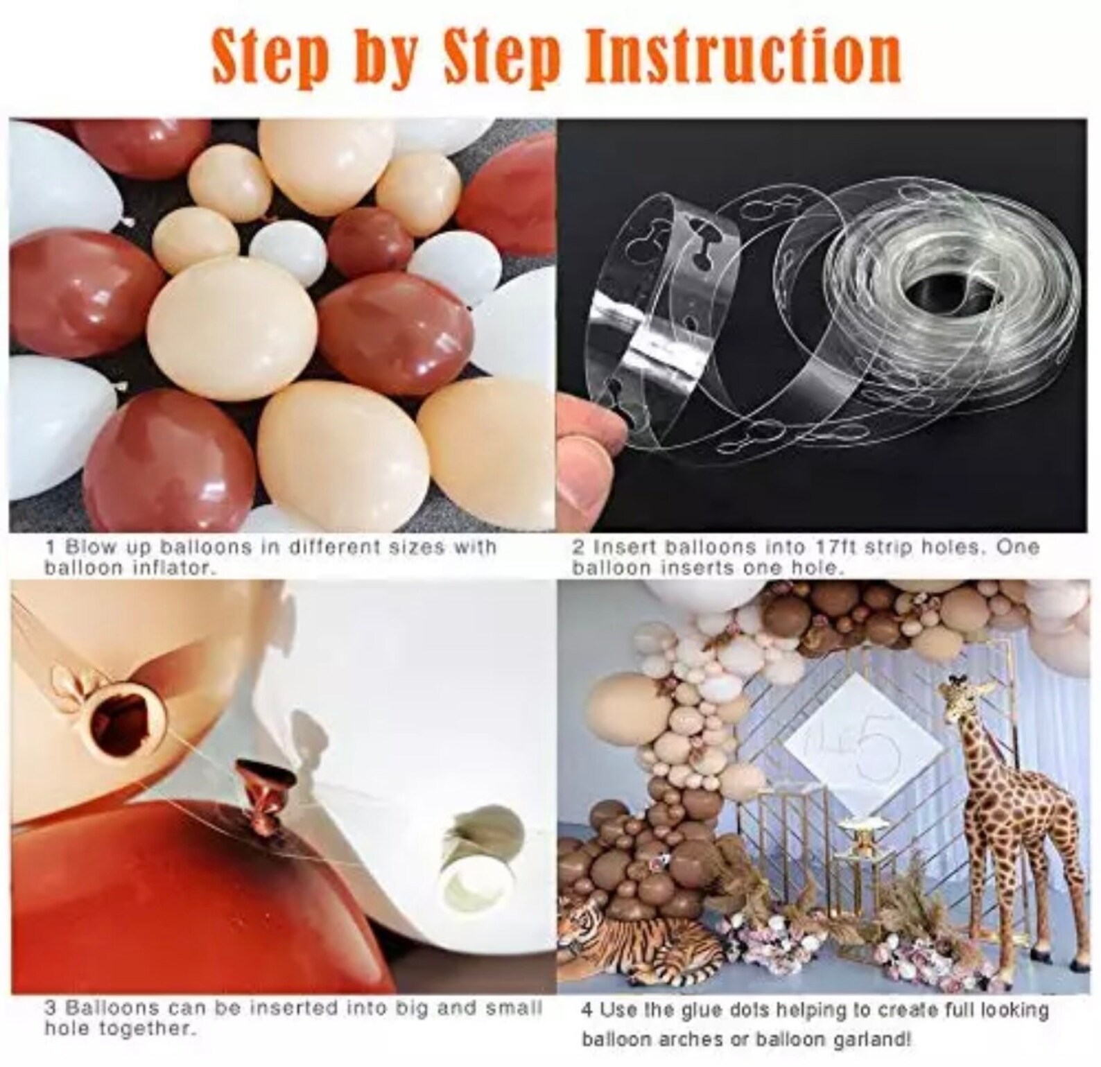 Boho Neutral Balloon Garland Arch Kit Teddy Bear Balloons - Etsy