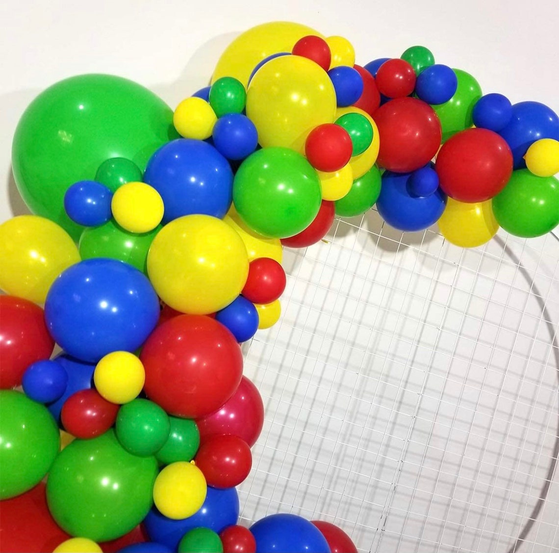 Primary Color Balloon Garland Arch Kit Red Blue Green Yellow | Etsy