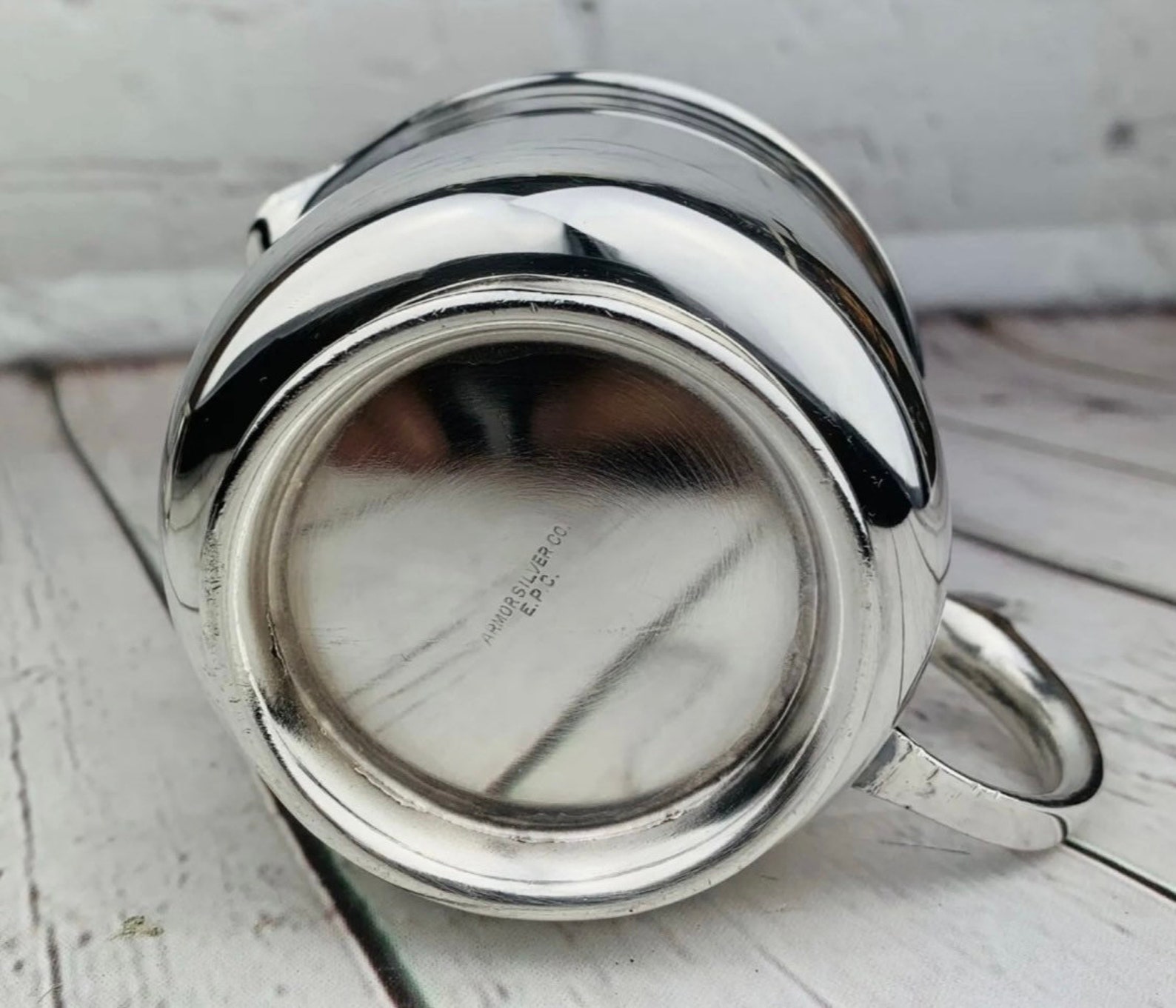 Armor Silver Co EPC Silverplate Creamer & Open Sugar Bowl Electroplated ...