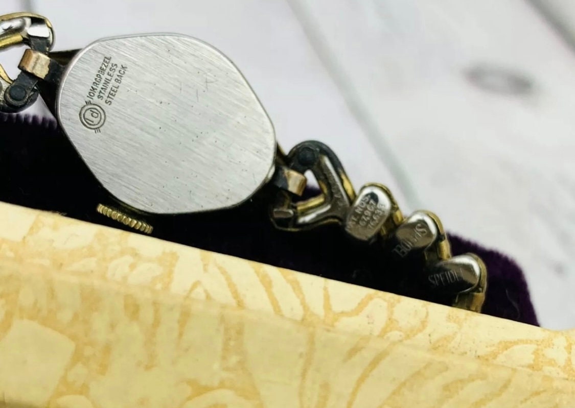 Vintage DENRO 10k Rolled Gold Ladies Womens Watch in ORIGINAL Box ...