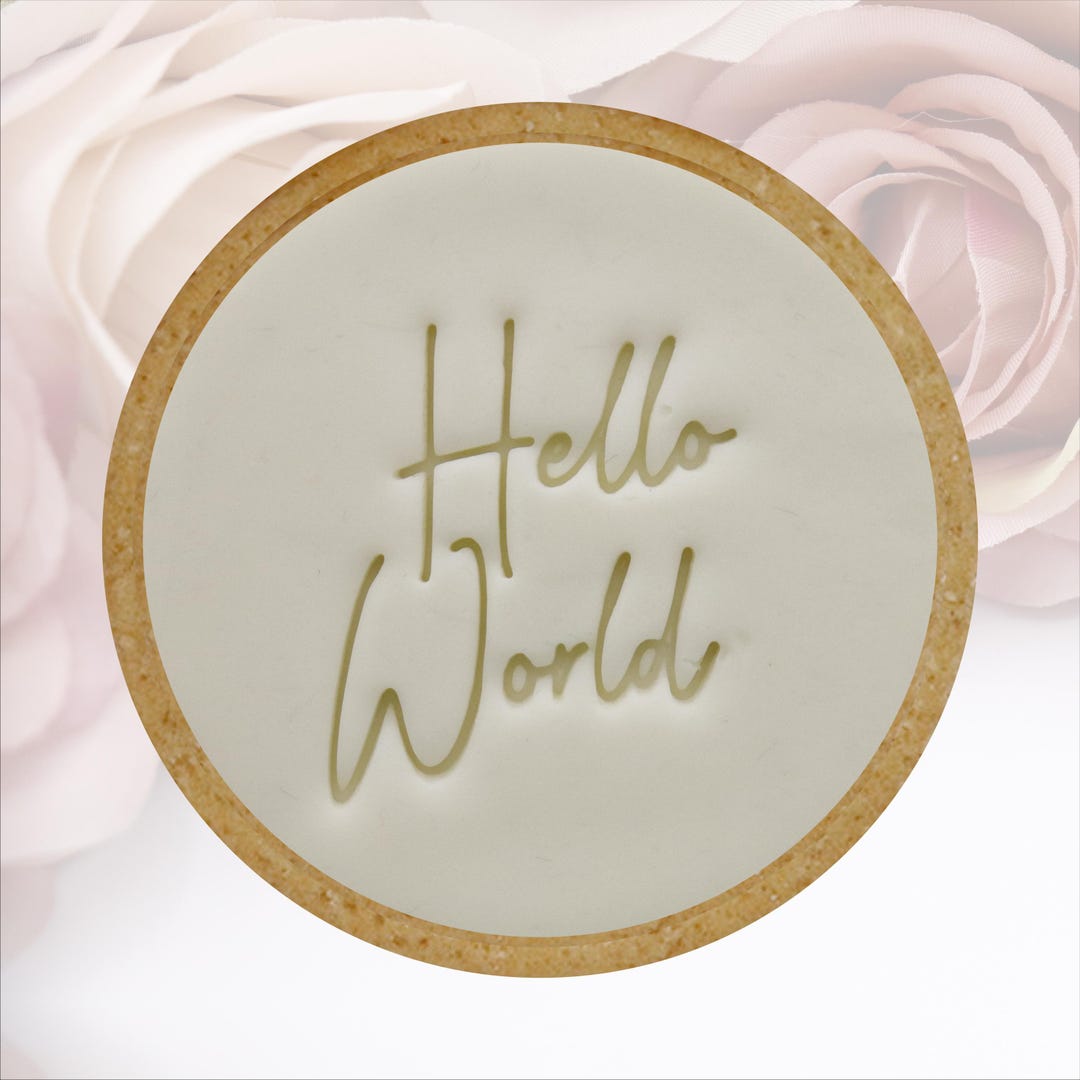New Baby Icing Embosser Stamp : Cakes and Bakes Fondant Decoration - Etsy