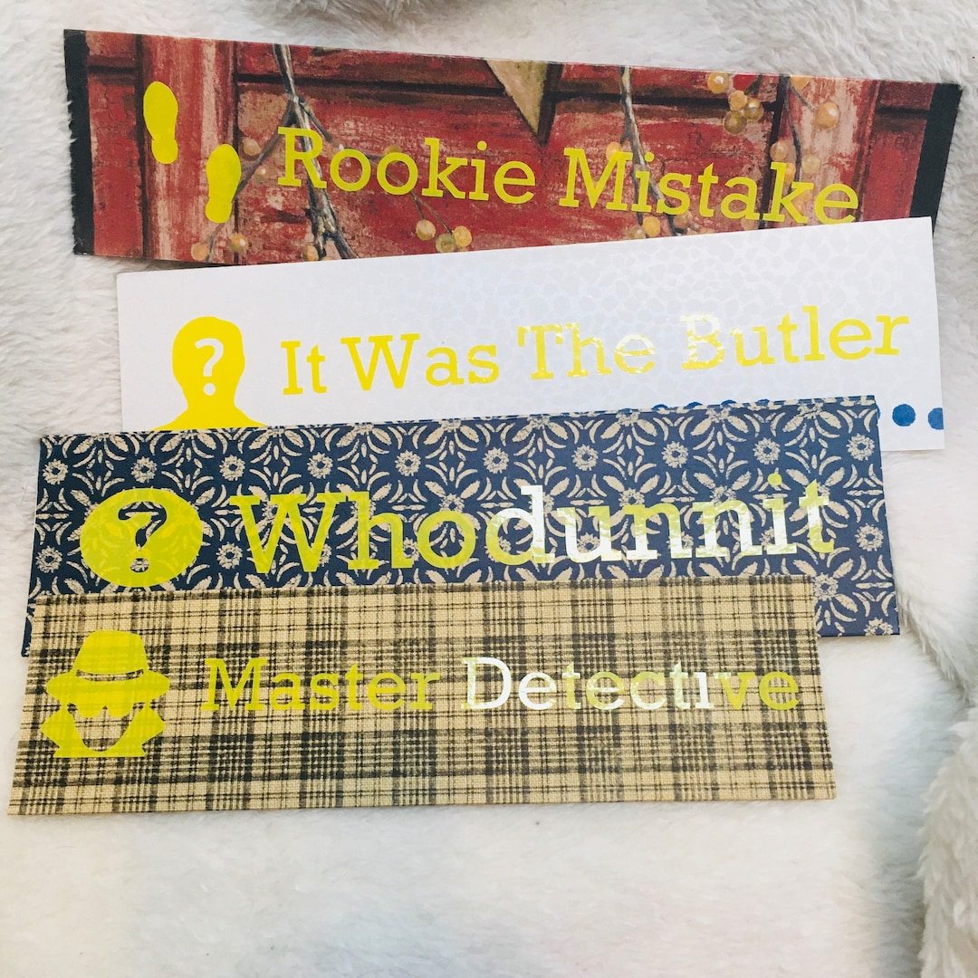 Bookmark Mystery Mystery Reader Gift Gift for Reader - Etsy