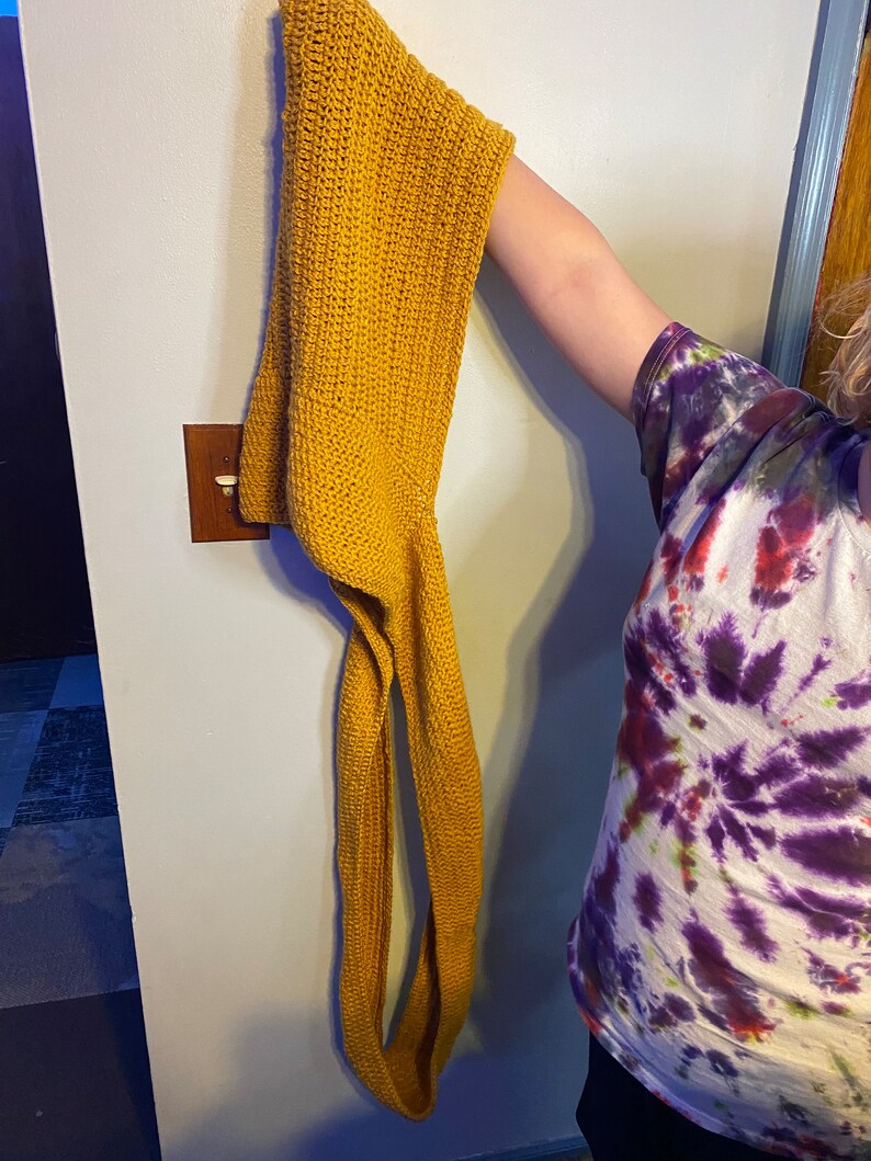 Handmade Crochet Hooded Scarf: Gold Elf, Cosplay Wear - Etsy