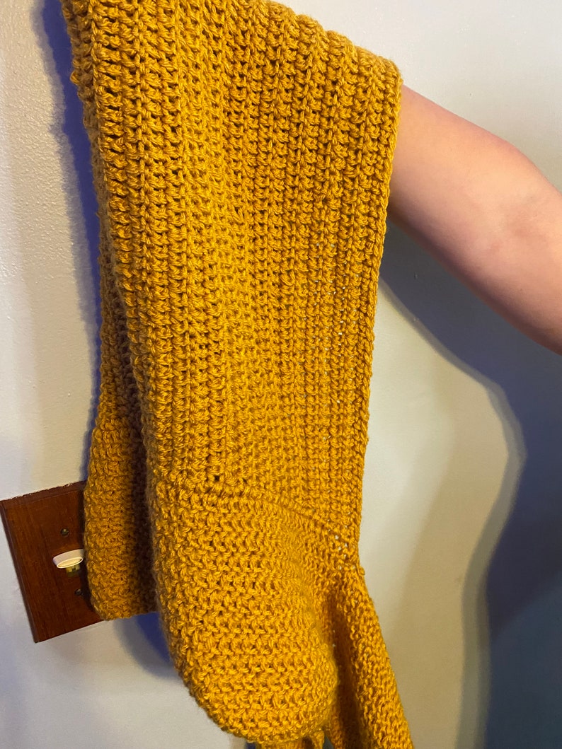 Handmade Crochet Hooded Scarf: Gold Elf, Cosplay Wear - Etsy