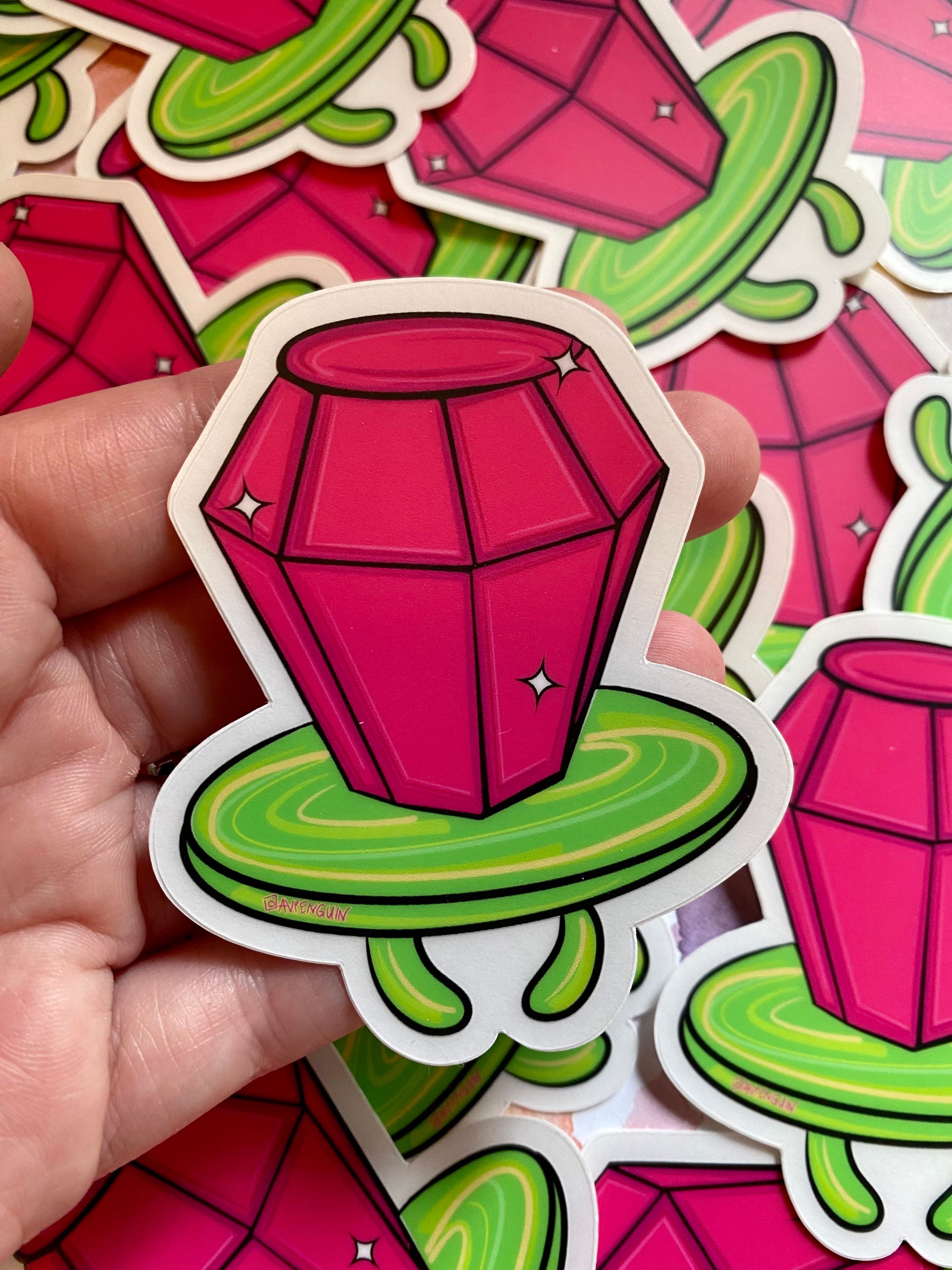 Clear Ring POP Sticker - Etsy