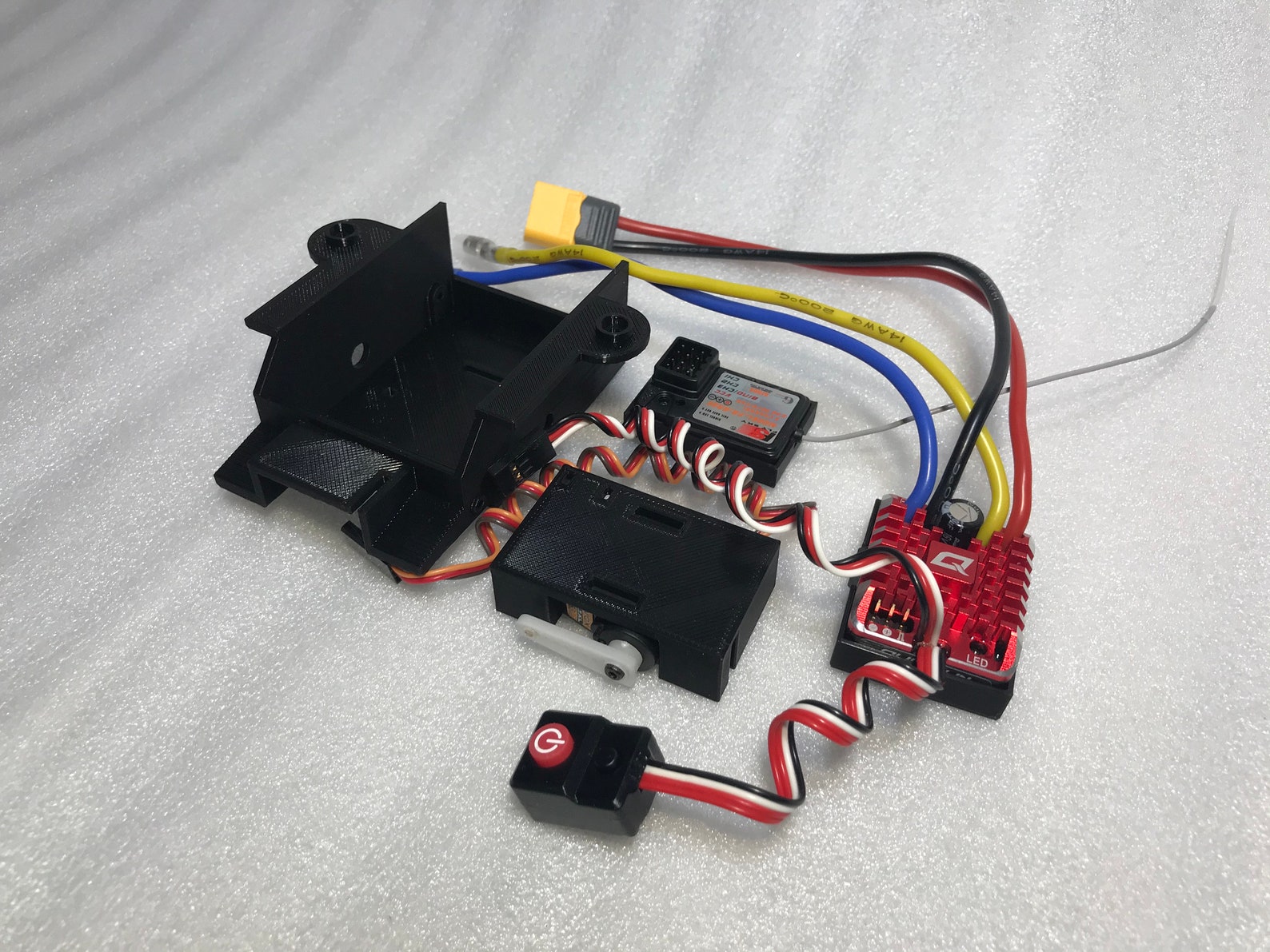 WPL C14 & C24 Electronics Tray Hobby Wing 1080 ESC - Etsy