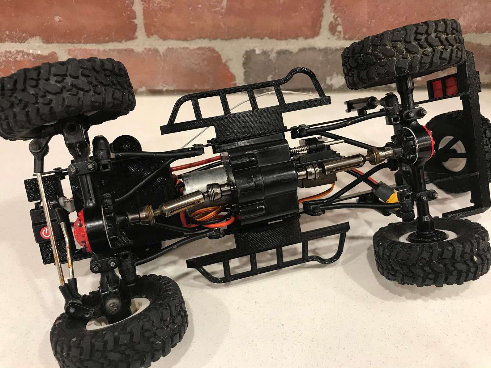 WPL C14 & C24 Rock Sliders chassis Mounted | Etsy