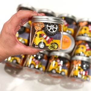 Construction Party Favor Construction Theme Play Dough Custom Birthday ...