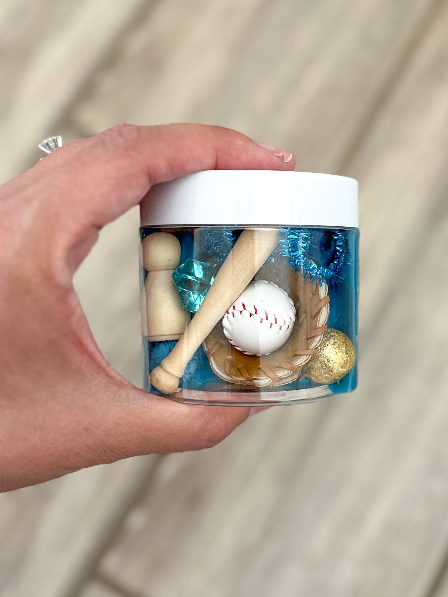 Baseball Party Favor Play Dough Personalized Baseball Birthday Party ...