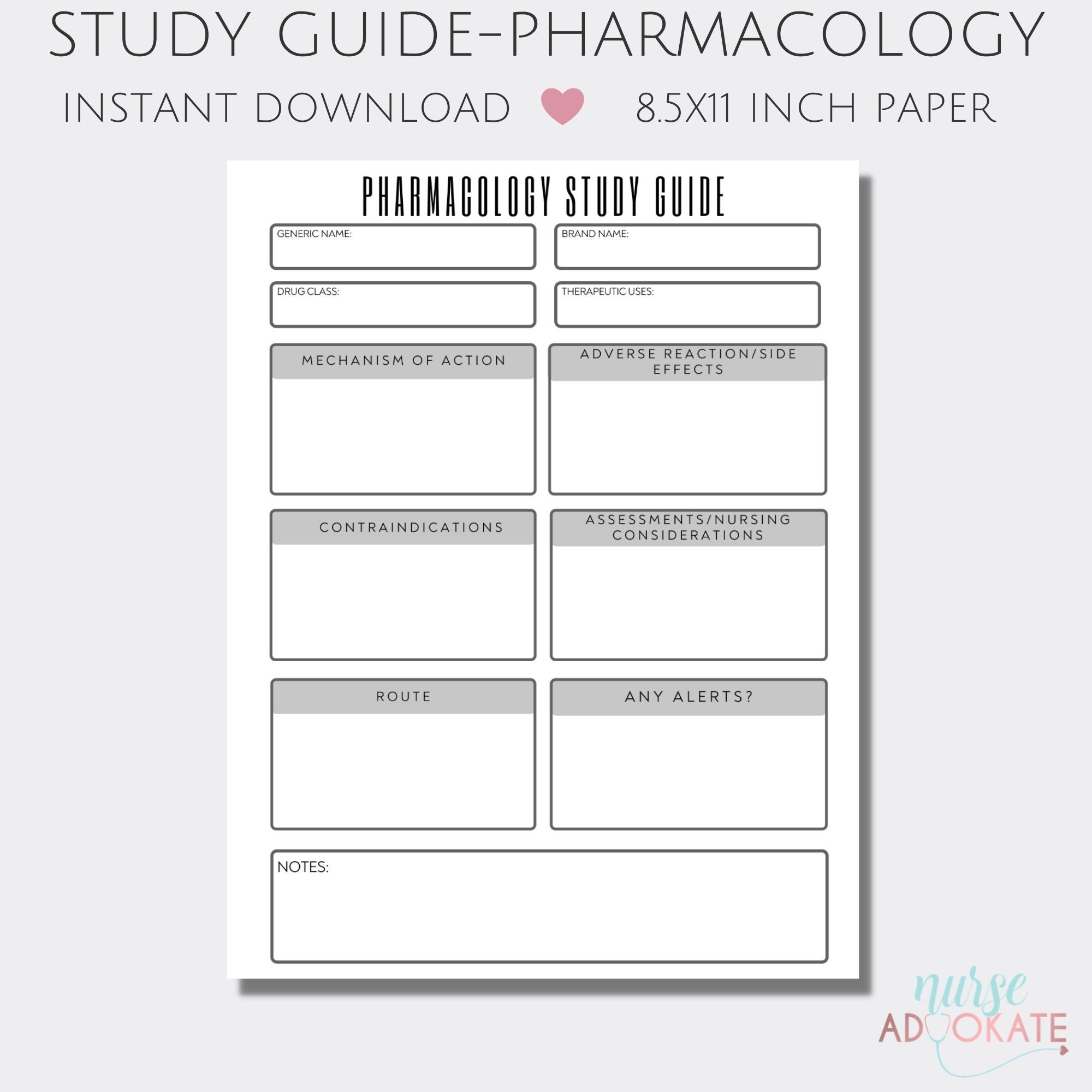 Nursing Student Bundle/patient Assessment Template/single Patient ...