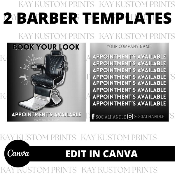 Barber Appointment Book - Etsy