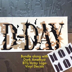 Agust D "d-day" Vinyl Decal | Suga of BTS | Car Laptop Concert Decal ...