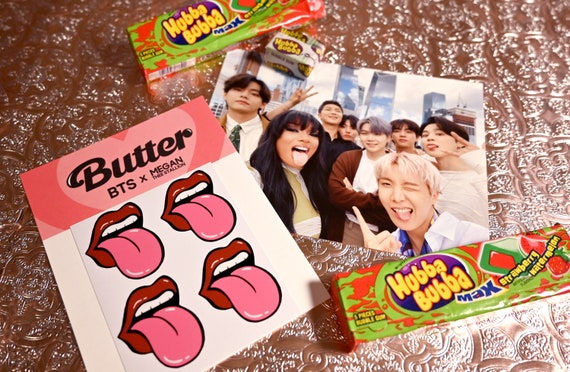 Megan Thee Stallion Tongue Out Sticker Set BTS Butter | Etsy