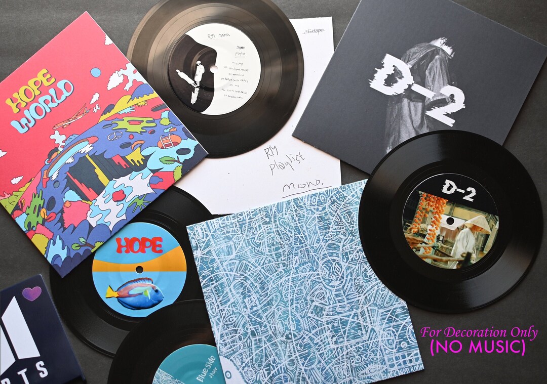 BTS Rap Line Vinyl 7" and Jacket - for Decoration Only - Etsy