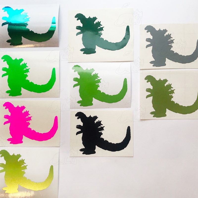 Godzilla Bumper Stickers - Etsy