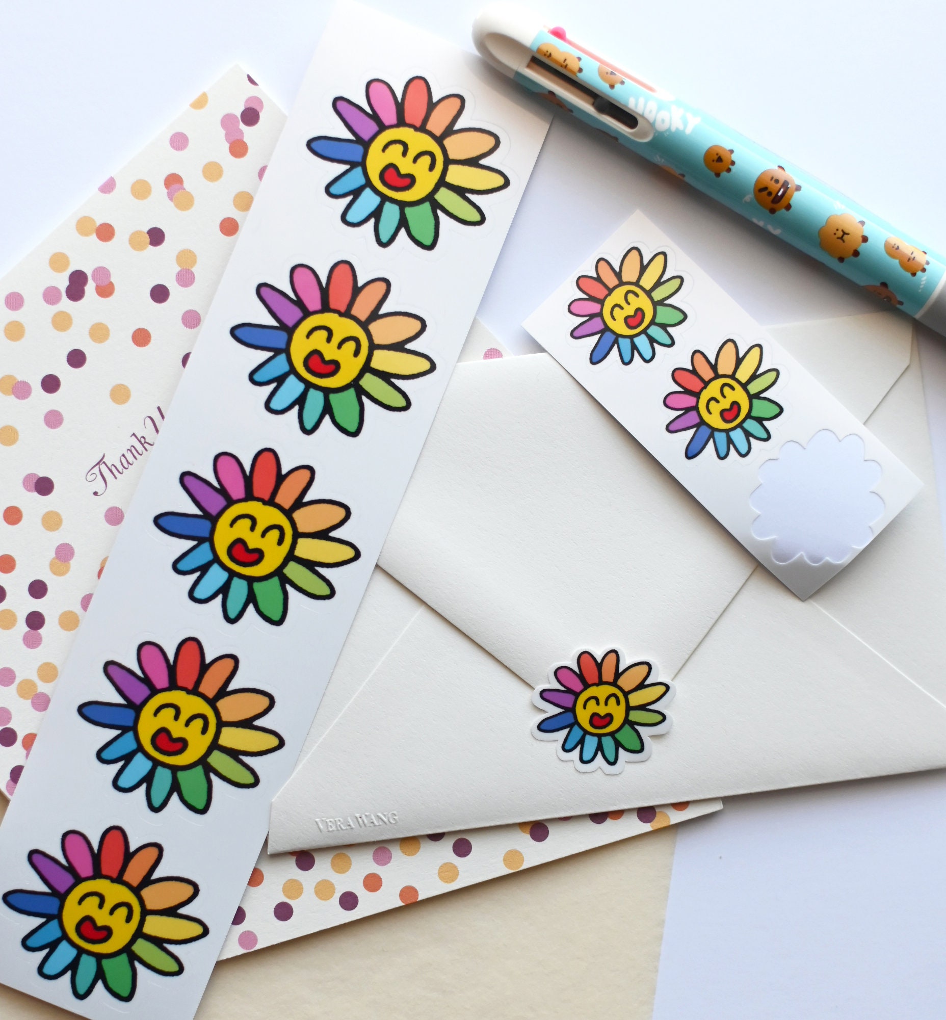 Hobi Flower Sticker Decal Hobi Smiley Sticker BTS - Etsy