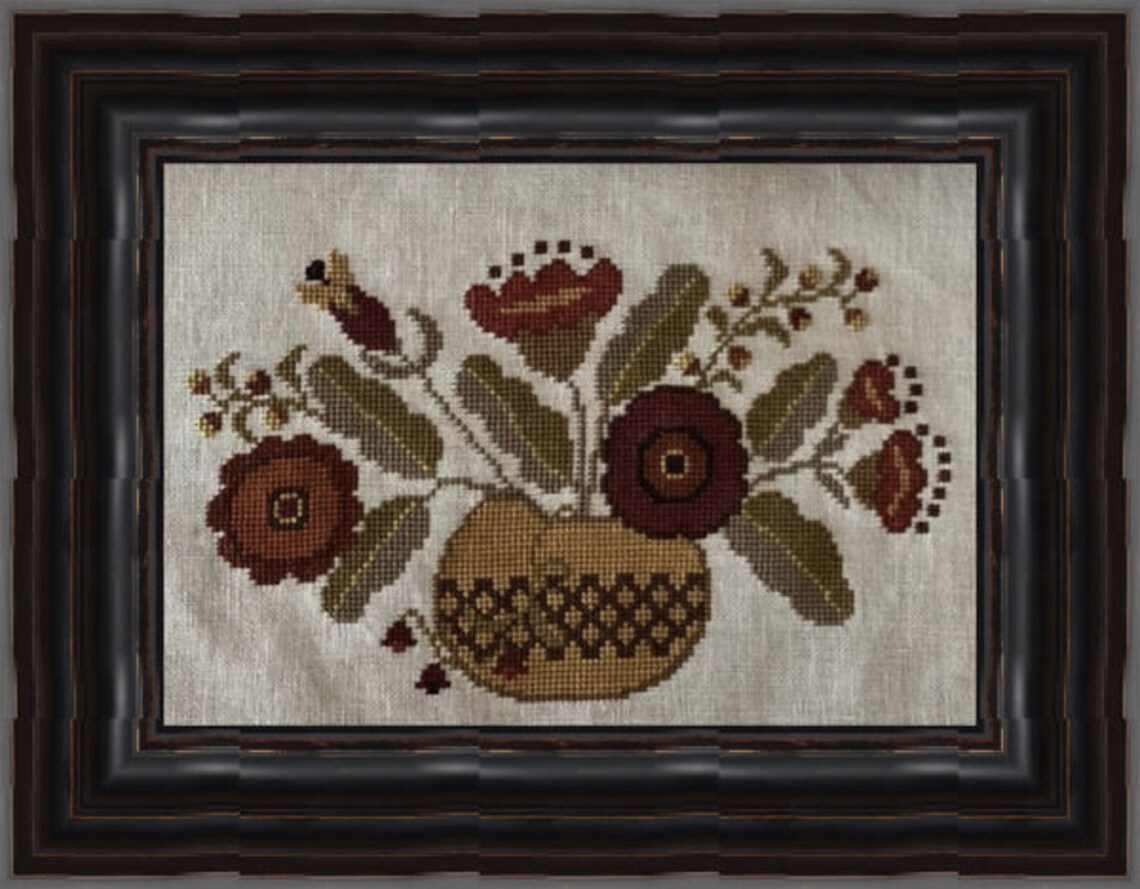 Autumn Tango. PDF File. Victoria House Designs 12 DMC Colors. - Etsy