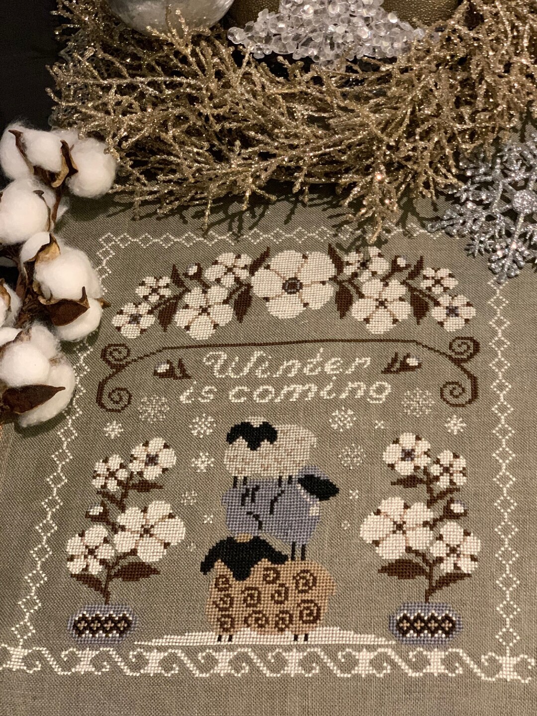Cross Stitch Pattern "winter is Coming". Instant Downloaded PDF File, 6 ...
