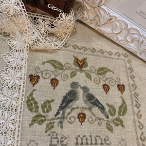 PDF Pattern. Design "be Mine" .downloaded Pattern. 8 Colors DMC. (2nd ...