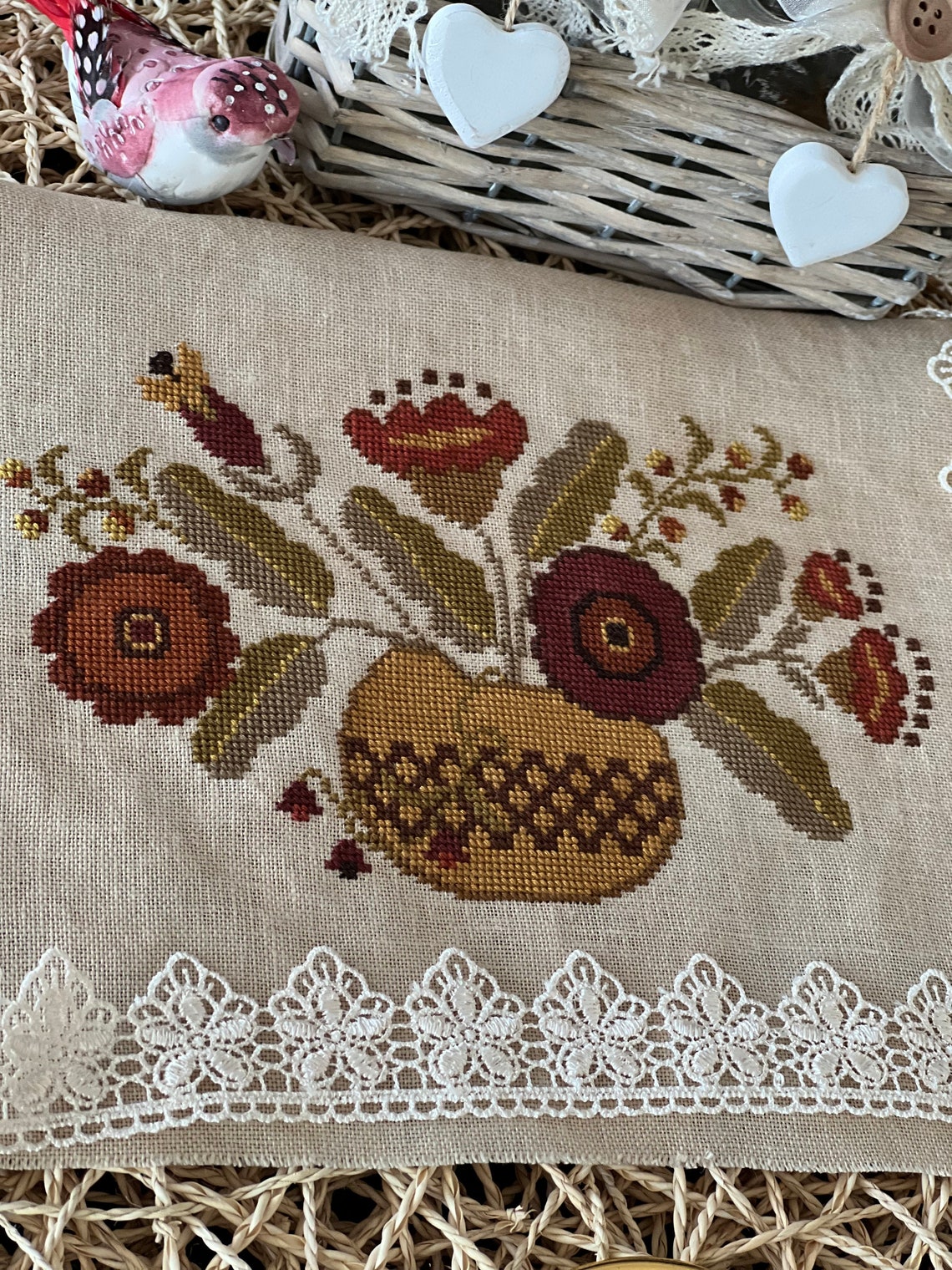 Autumn Tango. PDF File. Victoria House Designs 12 DMC Colors. - Etsy