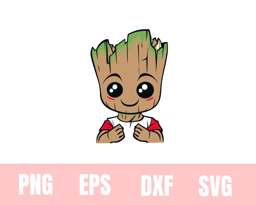 Groot Outline DIGITAL DOWNLOAD | Png Eps Dfx Svg - Etsy