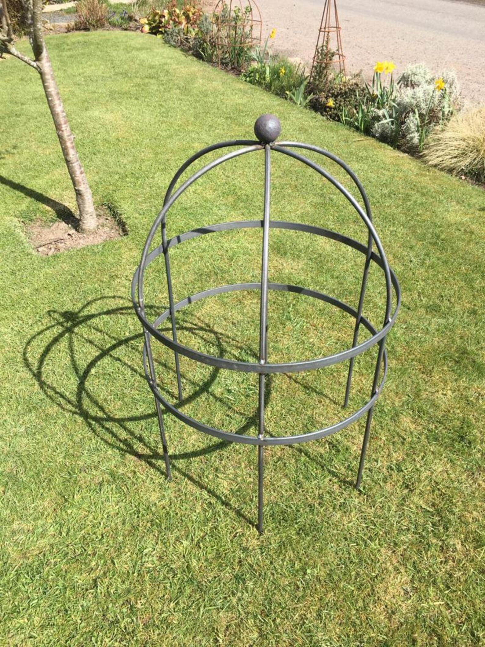 Lobster Pot Plant Cage Metal Plant Support Plant Support - Etsy