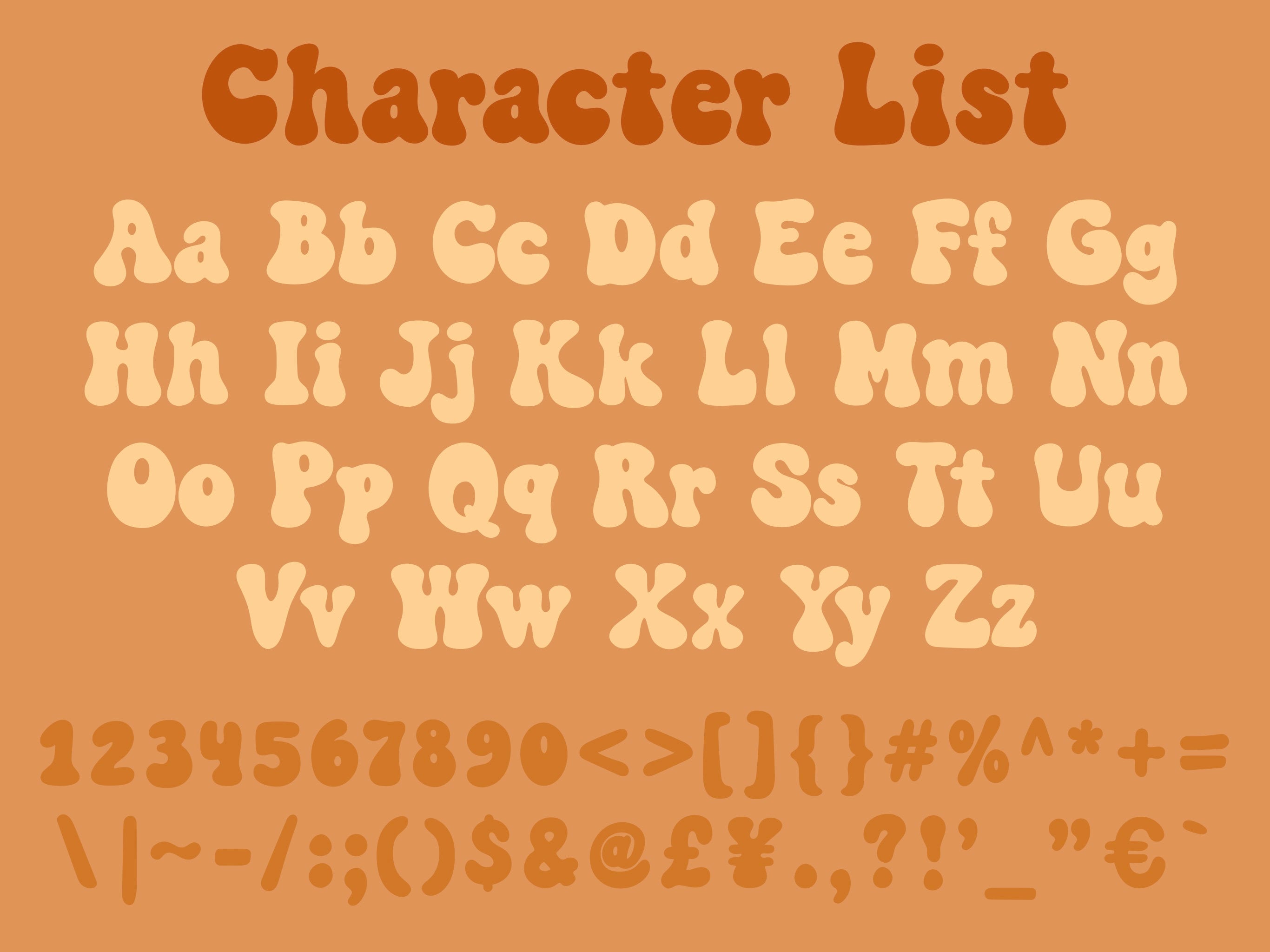 Lava Lamp Font Hand Drawn Font Handwritten Font Instant - Etsy