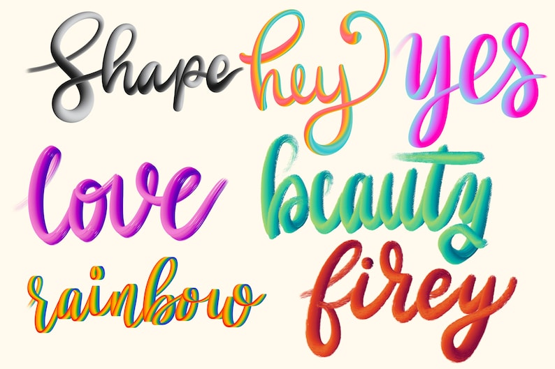 3D Fusion Brushes for Procreate, Digital Brush, Instant Download ...