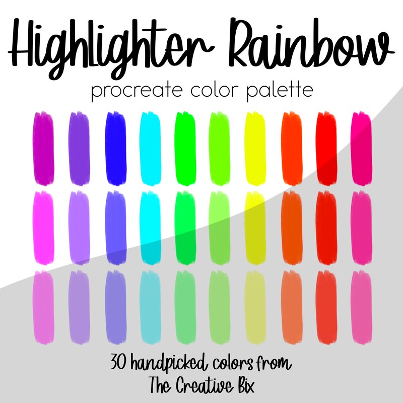 Rainbow Highlights - Etsy