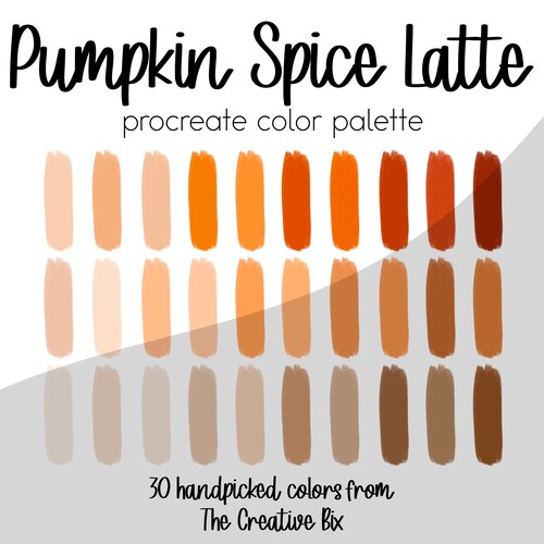 Evermore Procreate Palette 30 Colors Color Palette Etsy