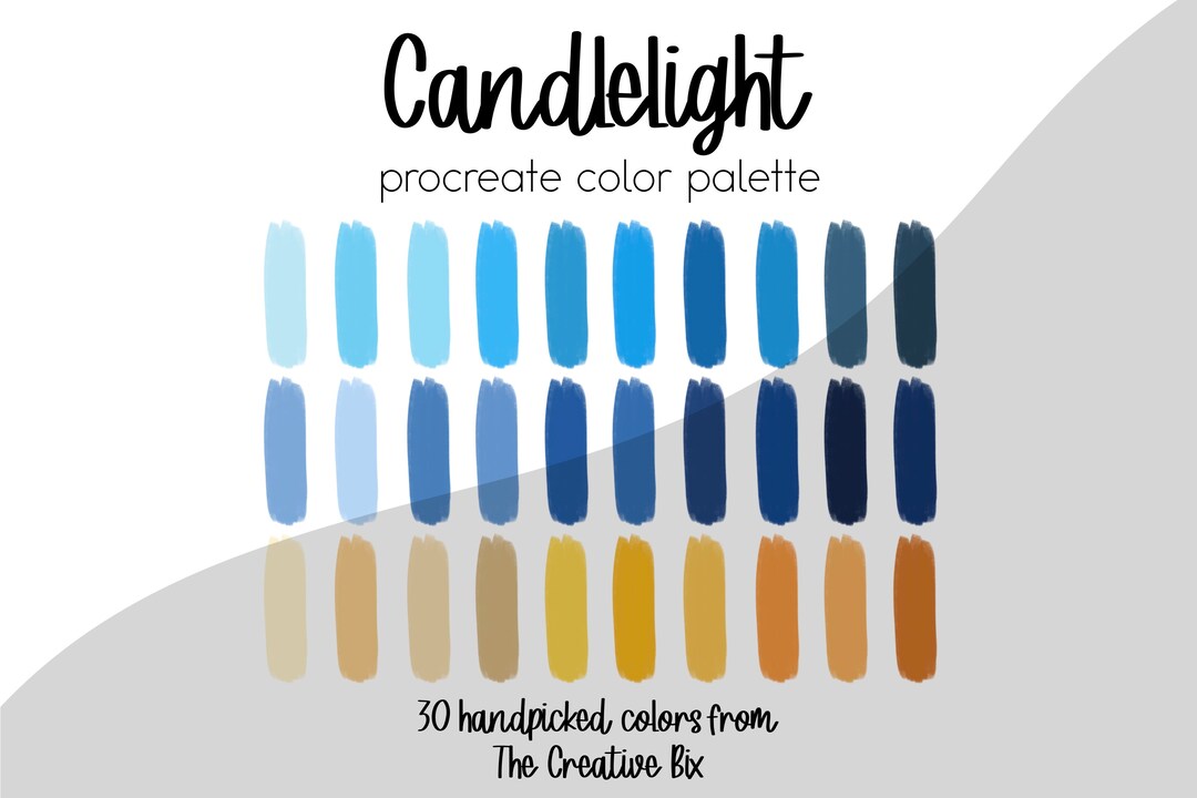 Candlelight Procreate Color Palette, 30 Colors (digital Download) - Etsy