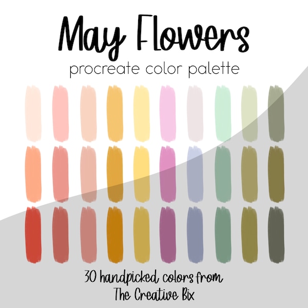May Color Palette - Etsy
