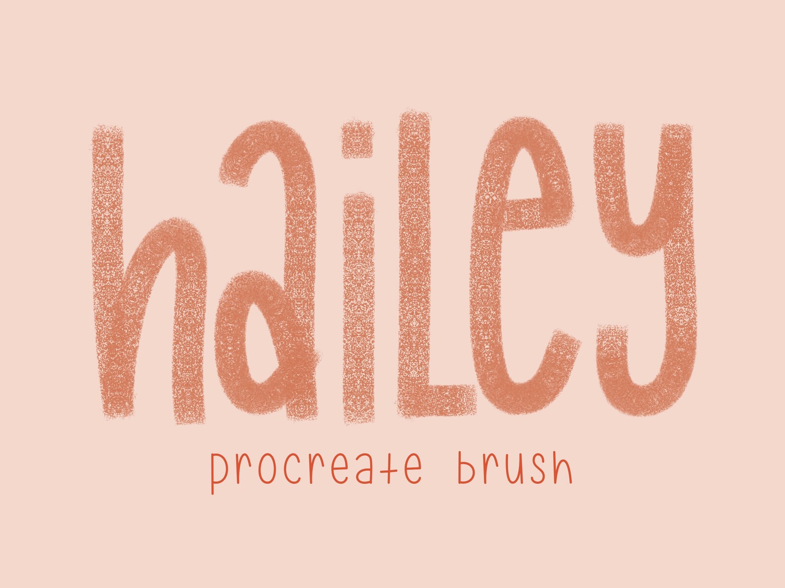 Hailey Calligraphy Brush Digital Brush Instant Download | Etsy