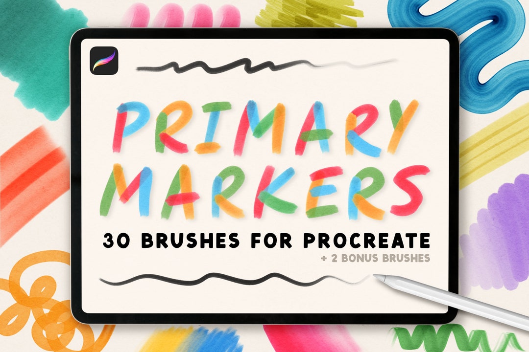 Procreate Marker Brushes, Alcohol & Water Based, Brushset (digital ...