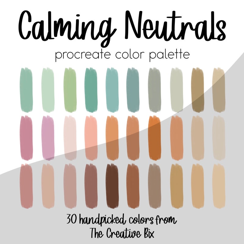 Earthy Color Palette - Etsy