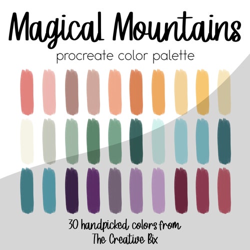 Moon Glow Procreate Palette 30 Colors Color Palette - Etsy Moon Glow Procreate Palette 30 Colors Color Palette - Etsy