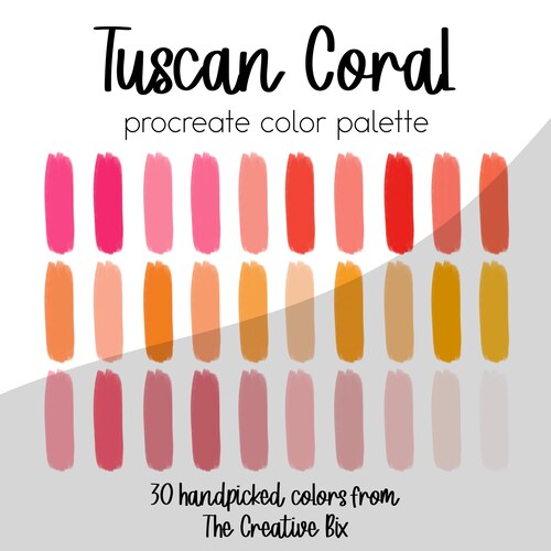 Bright Rainbow Procreate Palette 30 Colors Color Palette - Etsy Bright Rainbow Procreate Palette 30 Colors Color Palette - Etsy