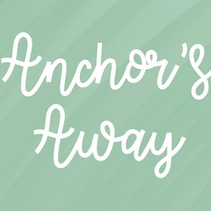 Ahoy Font, Hand Drawn Font, Handwritten Font, Instant Download, Digital ...