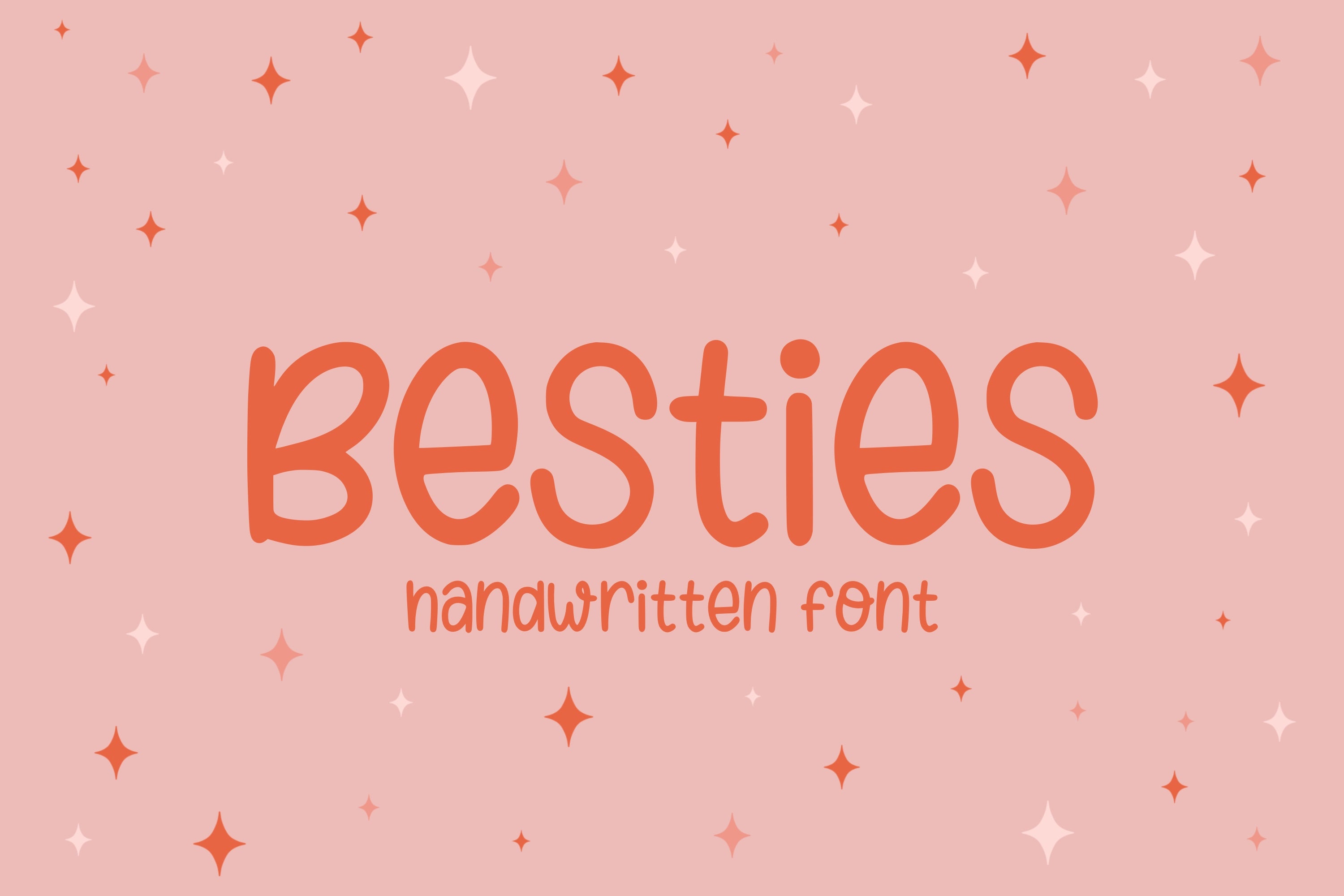 Besties Font Hand Drawn Font Handwritten Font Instant - Etsy