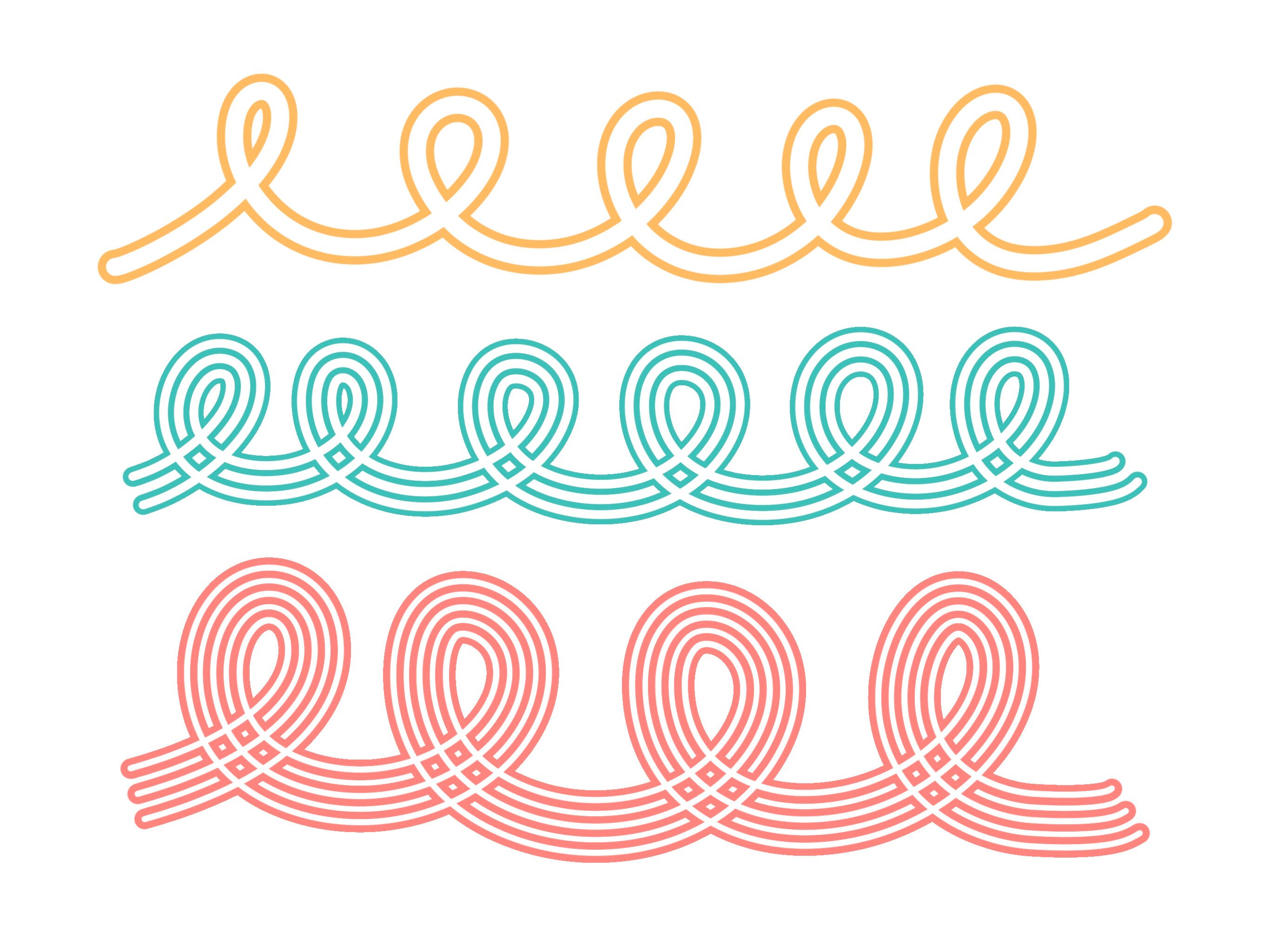 Multi Outline Procreate Brushes, Digital Art Brushset (digital Download ...