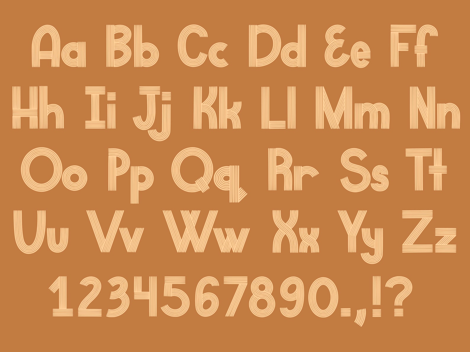 Noodles Font Hand Drawn Font Handwritten Font Instant | Etsy