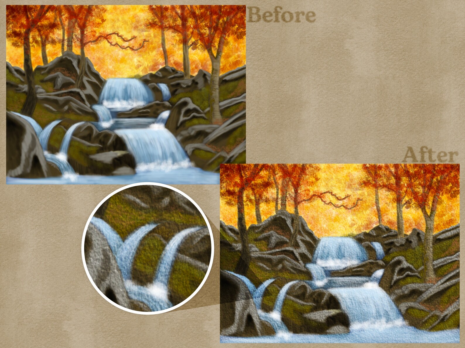 Canvas Texture Brushes, Vol. 1, Procreate Brushset, Digital Download ...