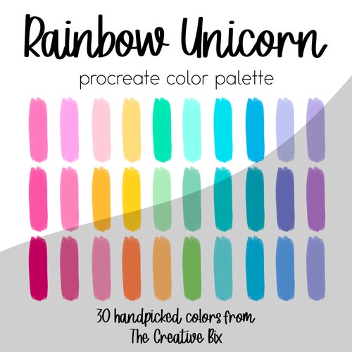 Color Wheel Procreate Color Palette Instant Download Digital - Etsy