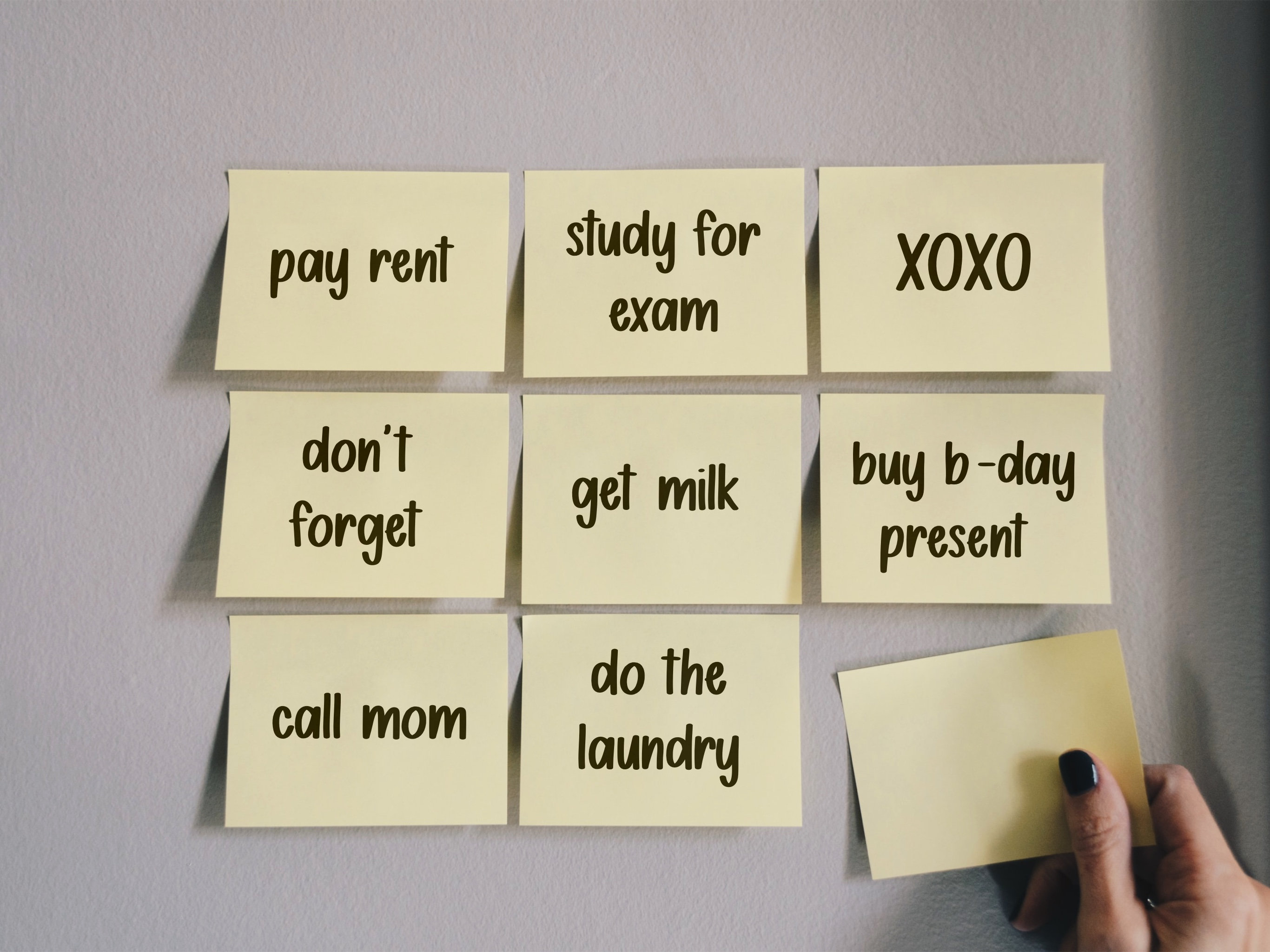 Sticky Note Font Hand Drawn Font Handwritten Font Instant - Etsy