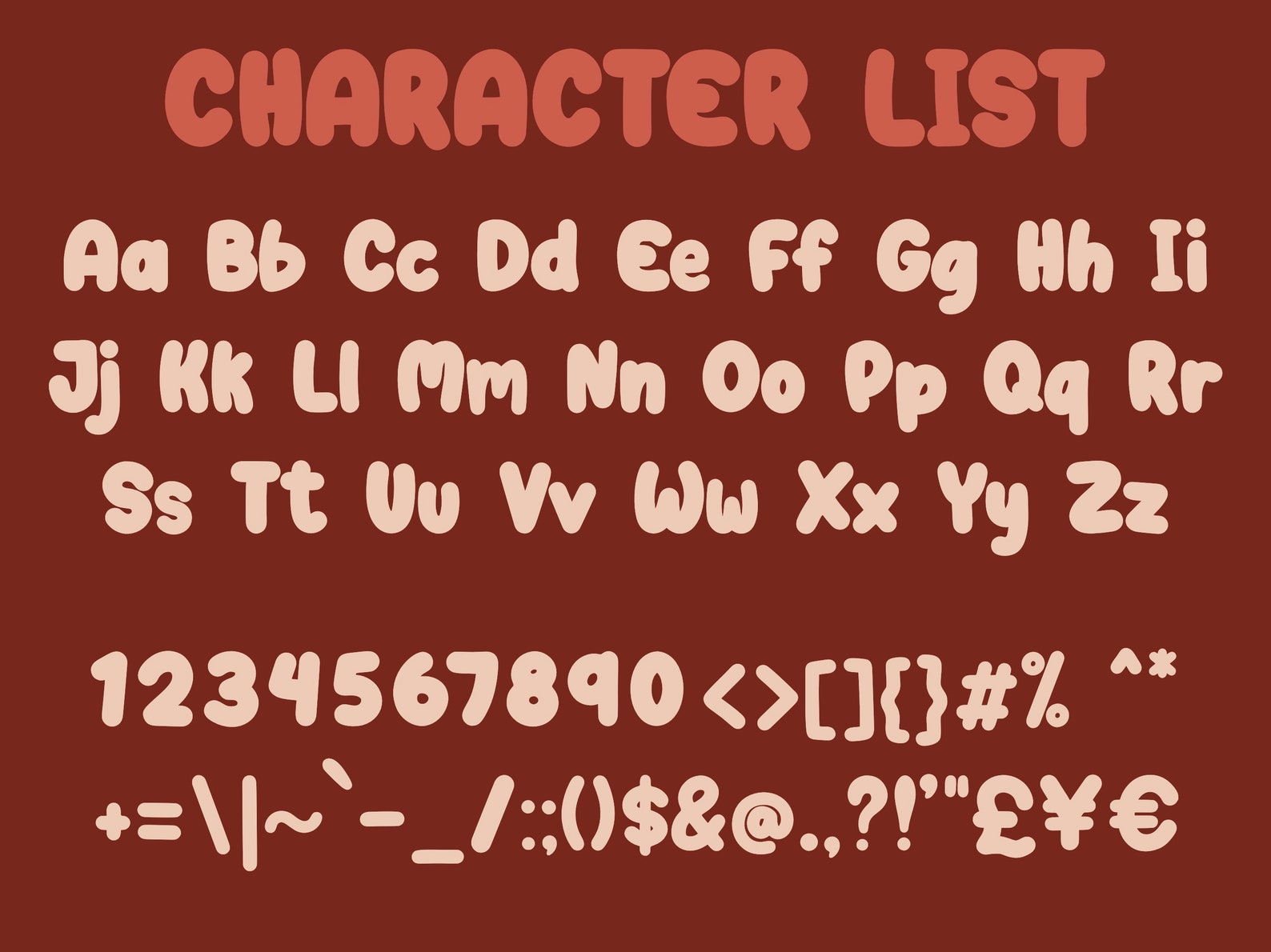 Chubby Bunny Font Hand Drawn Font Handwritten Font Instant - Etsy