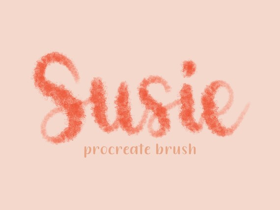 Susie Procreate Lettering Brush Digital Download Instant | Etsy
