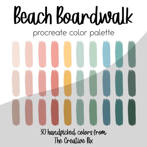 Color Wheel Procreate Color Palette Instant Download Digital - Etsy