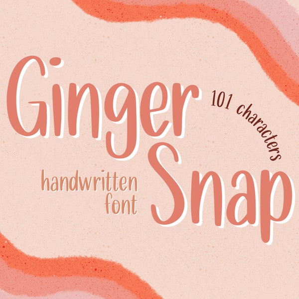 Snap on Font - Etsy