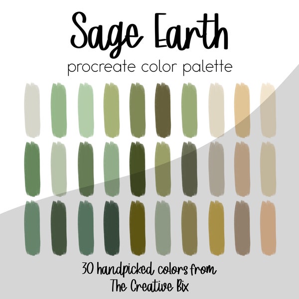 Sage Green Color Palette - Etsy
