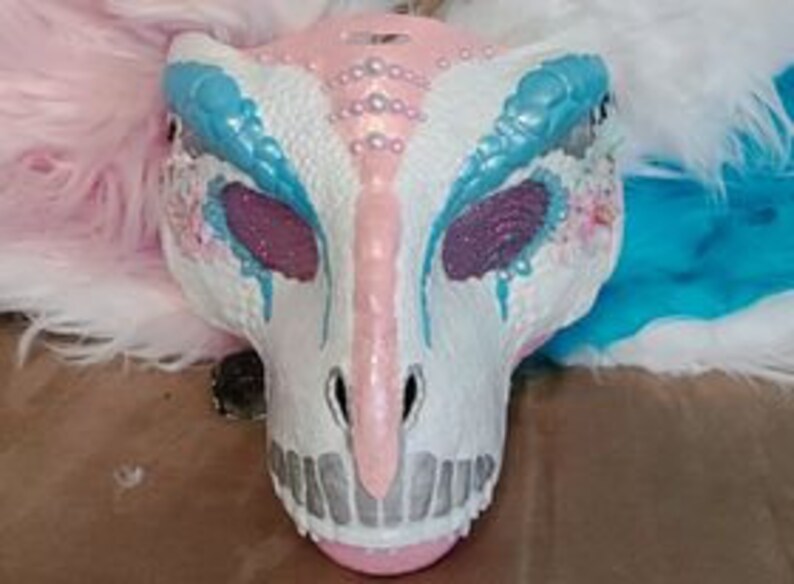 Custom Dino Mask - Etsy